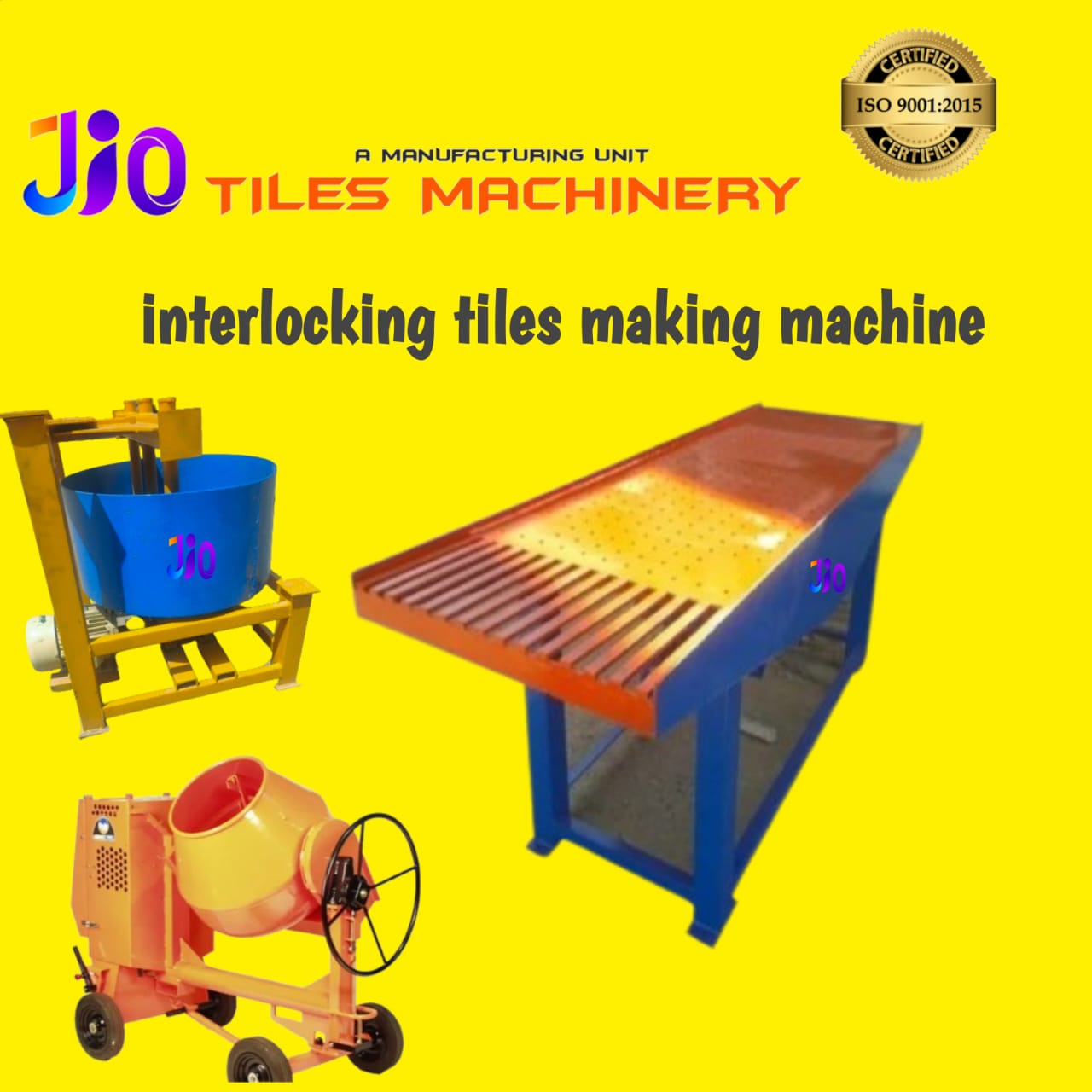 Jio Tiles Machinery,Interlocking block making machine,Interlocking Tiles Making Machine ,best ...